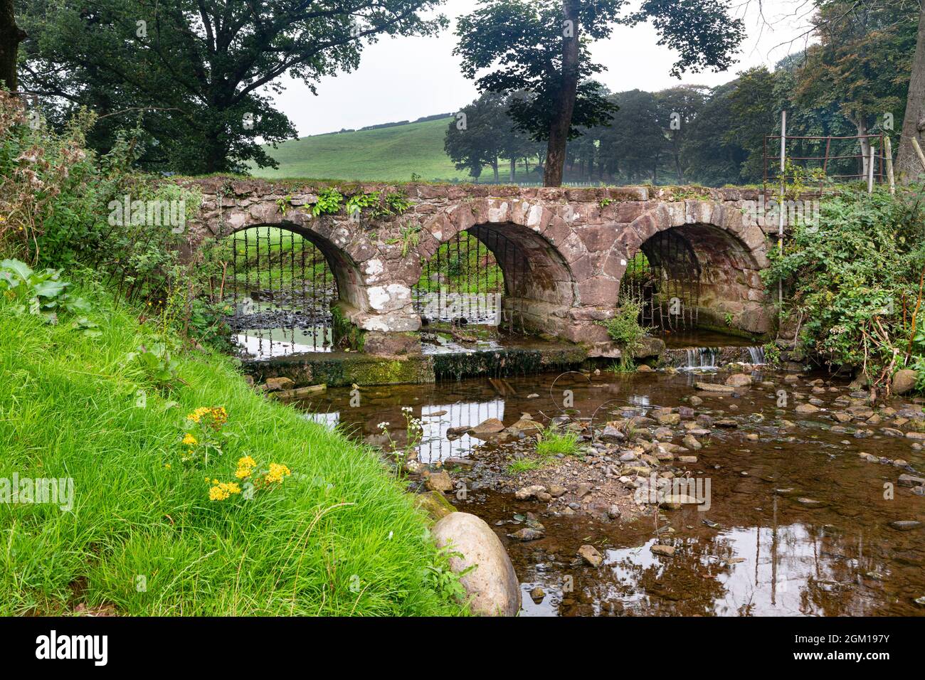 Bow Bridge is a narrow 15th century stone bridge across Mill Beck near ...