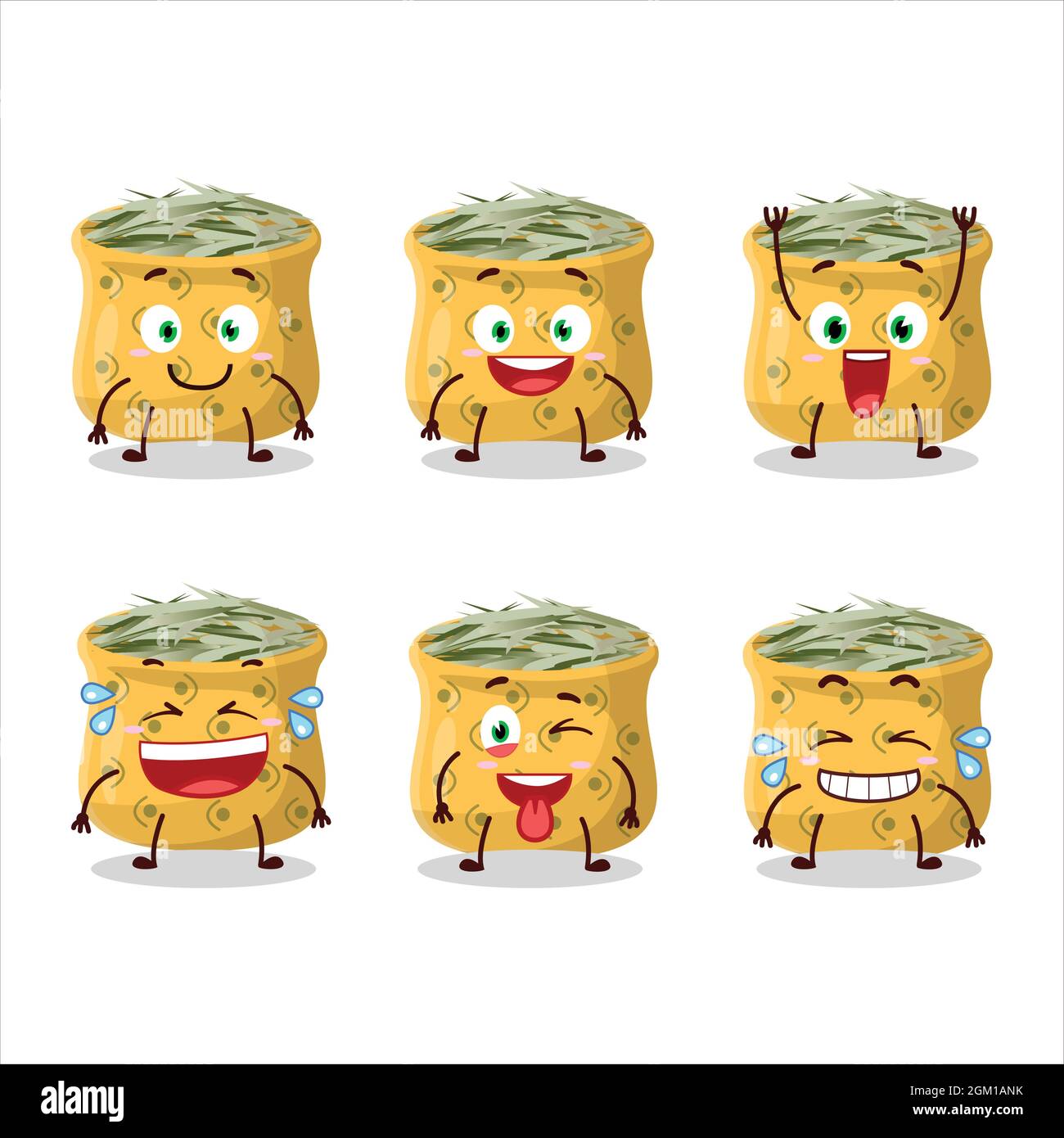 Cartoon character of rosemary with smile expression. Vector ...