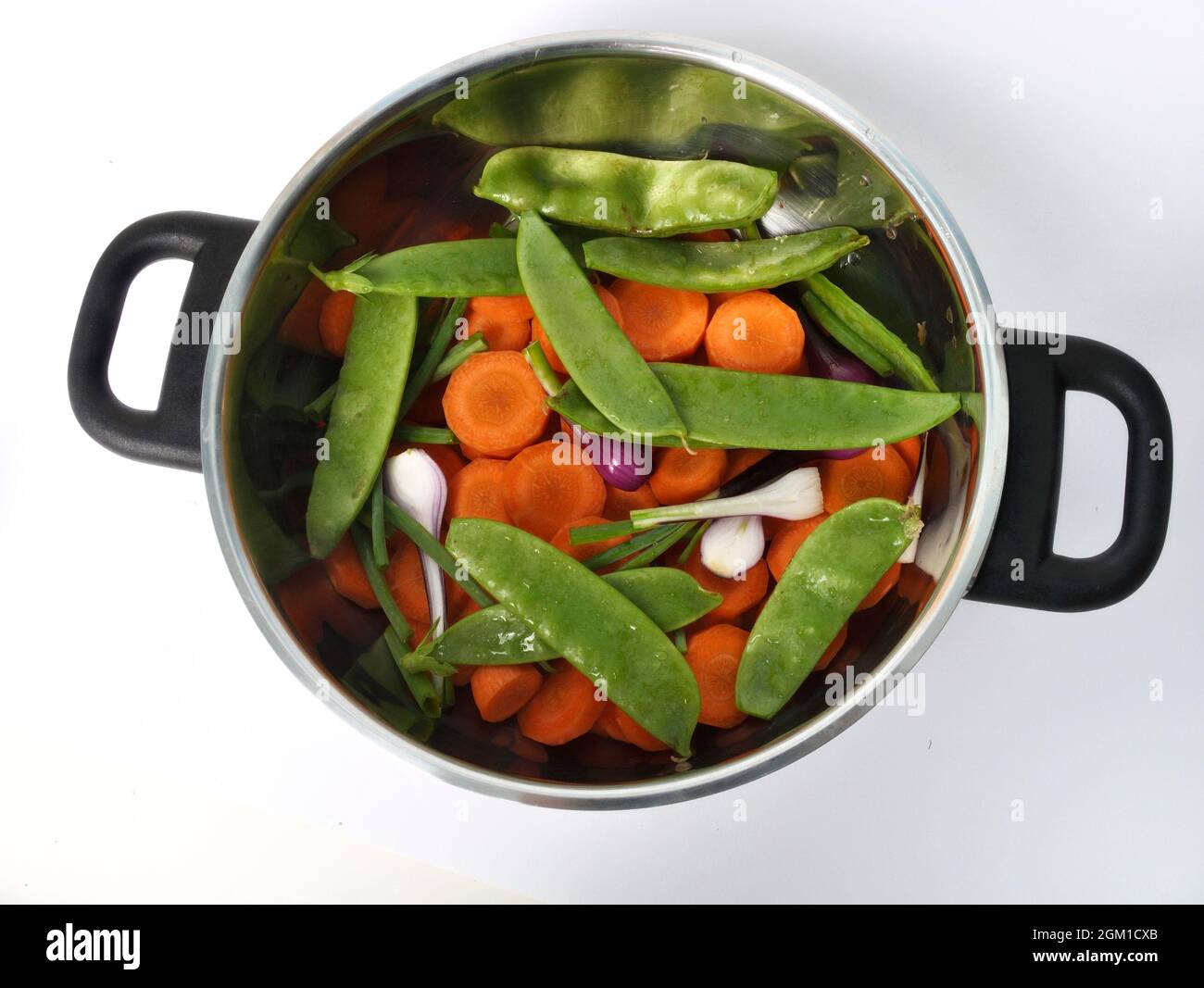 mixed vegetables in a pot Stock Photo - Alamy
