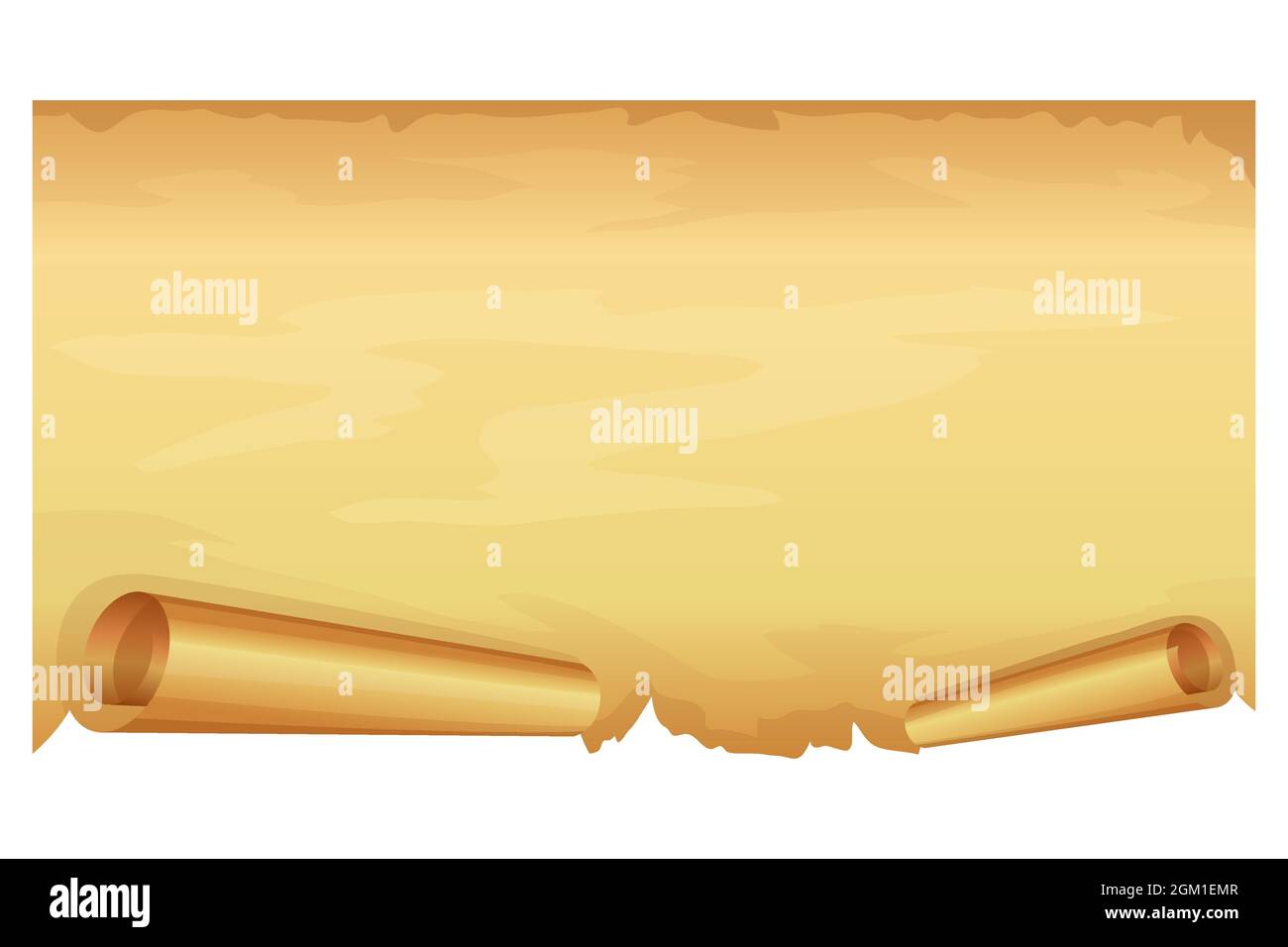 Big golden scroll of parchment Stock Vector Image & Art - Alamy