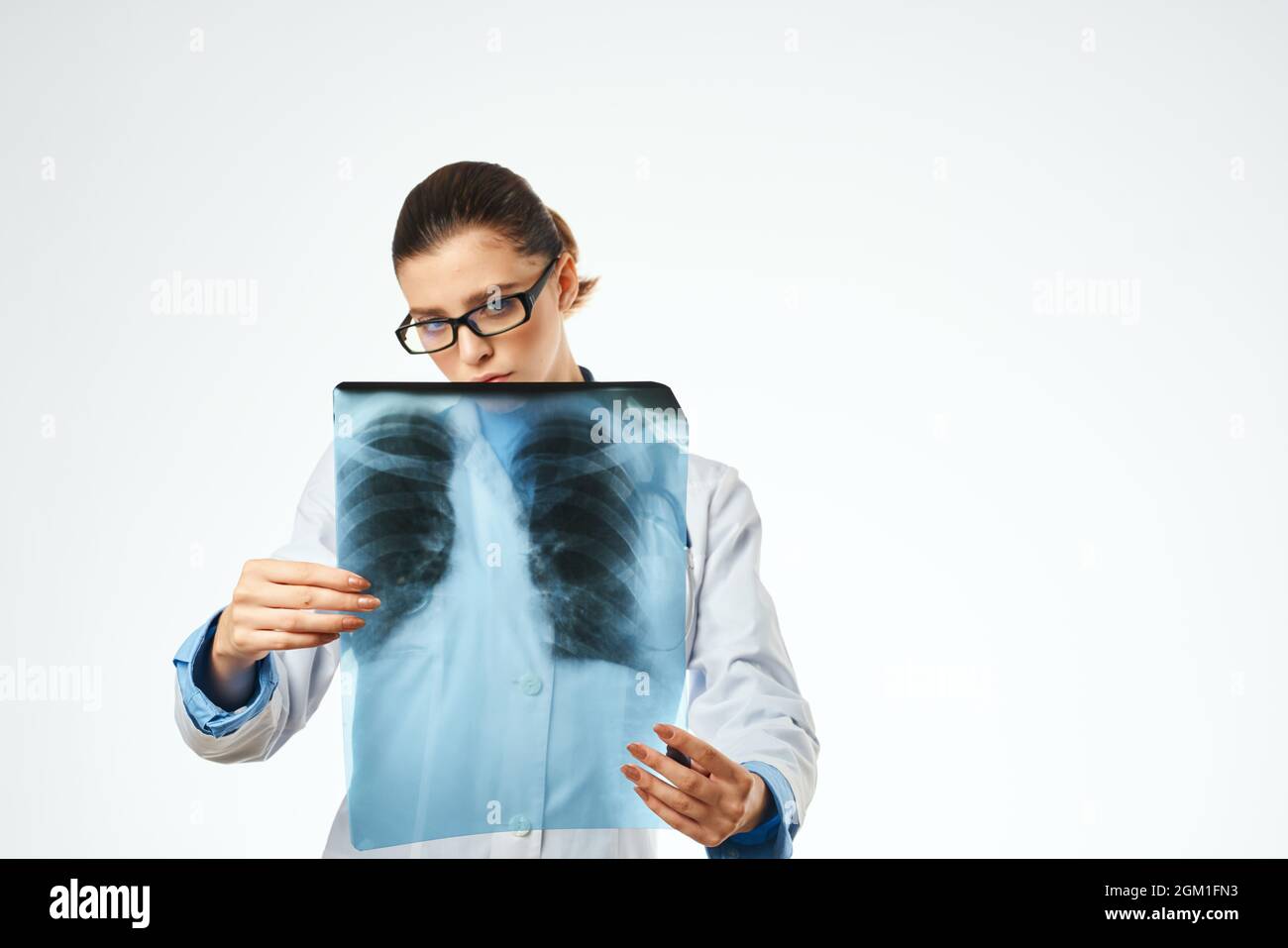 doctor radiologist x-ray examination professional look Stock Photo - Alamy