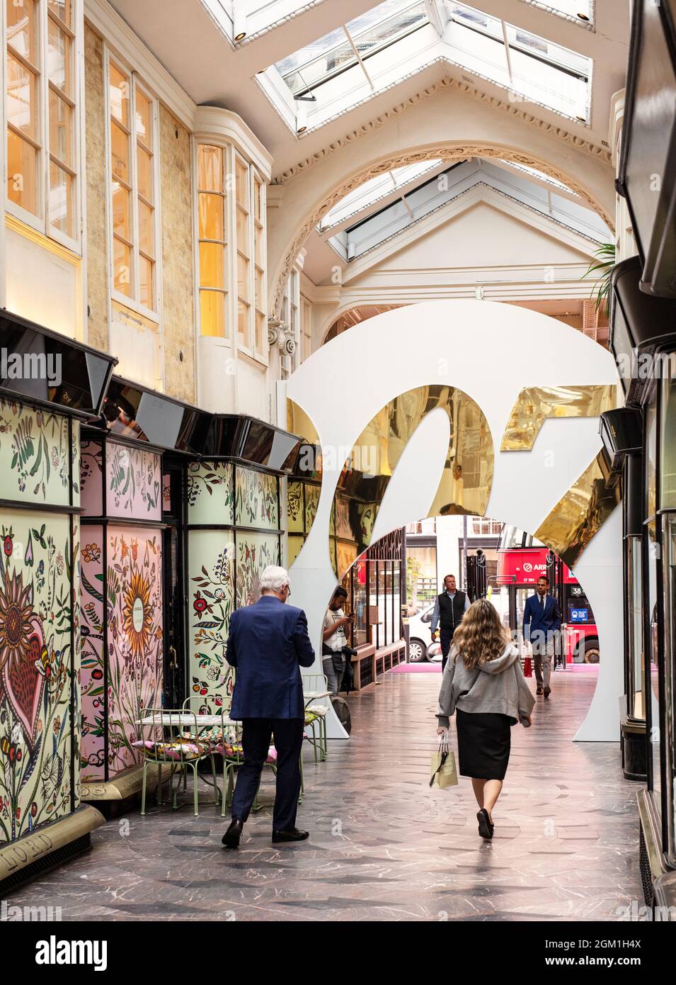Burlington Arcade, off Piccadilly, London, UK; built 1818 by George ...