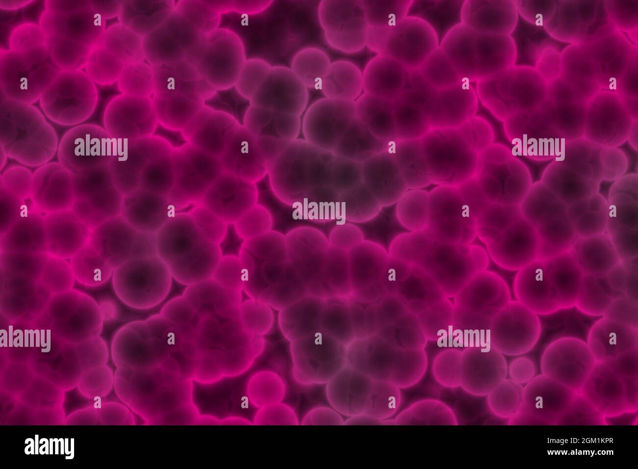beautiful artistic pink big amount of biological viruses computer ...