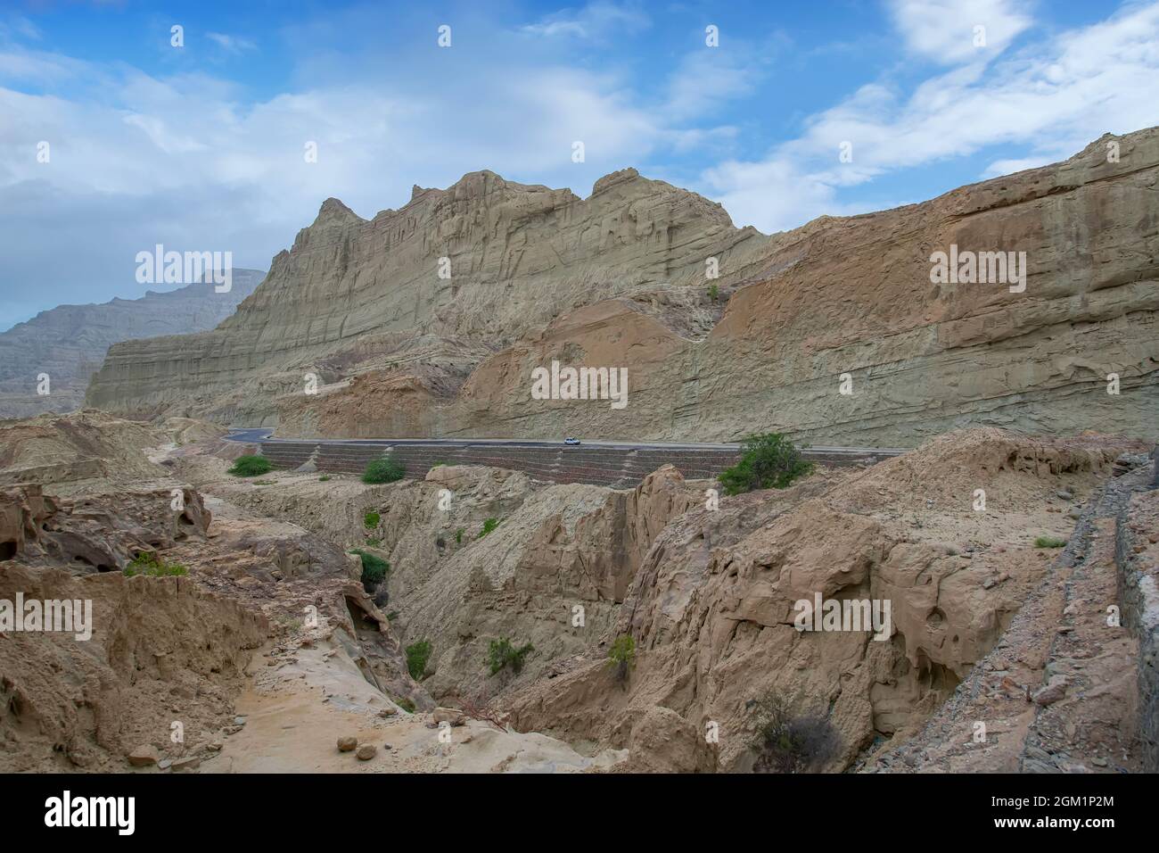 Makran Coastal Highway along Pakistan's Arabian Sea coast from Karachi ...