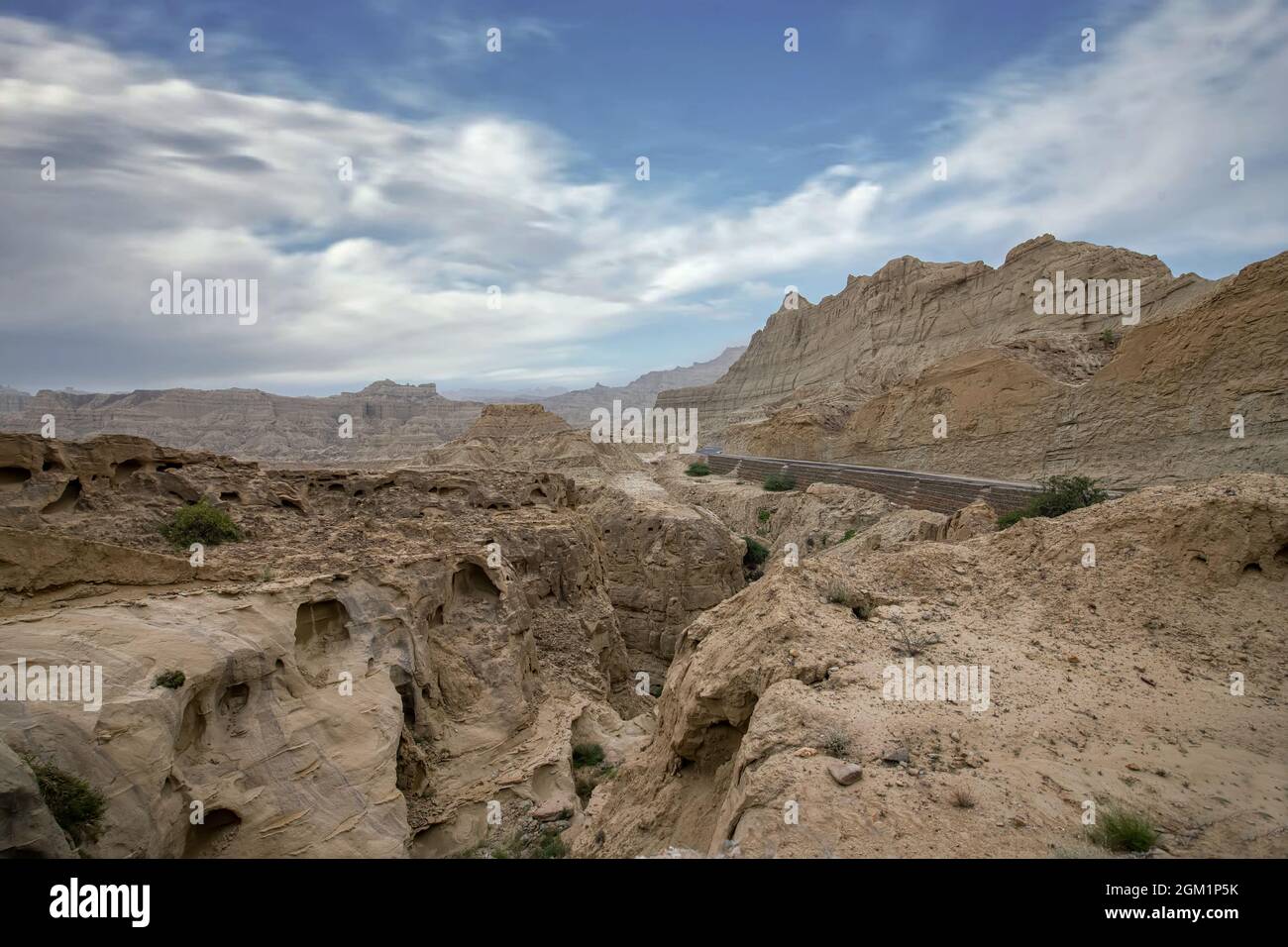 Makran Coastal Highway along Pakistan's Arabian Sea coast from Karachi ...