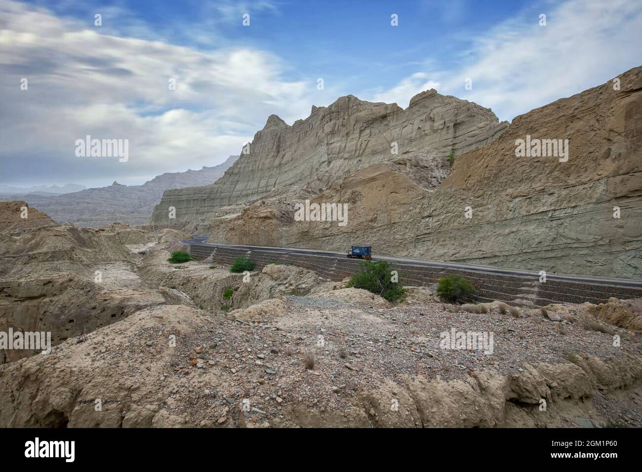 Makran Coastal Highway along Pakistan's Arabian Sea coast from Karachi ...
