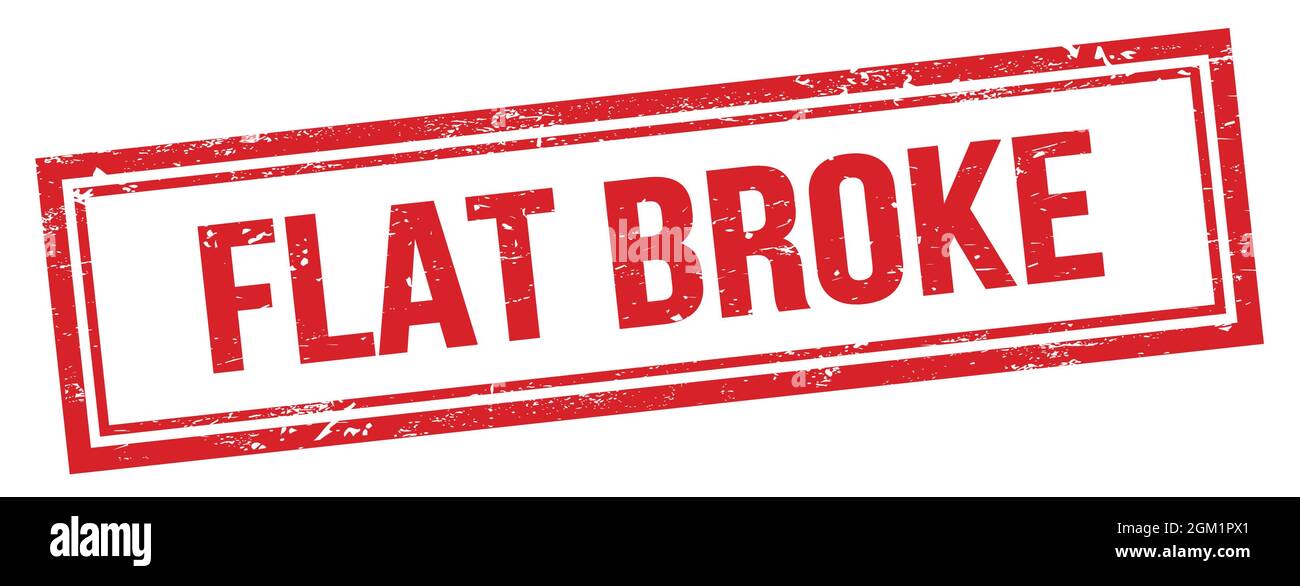 Flat broke stamp hi-res stock photography and images - Alamy