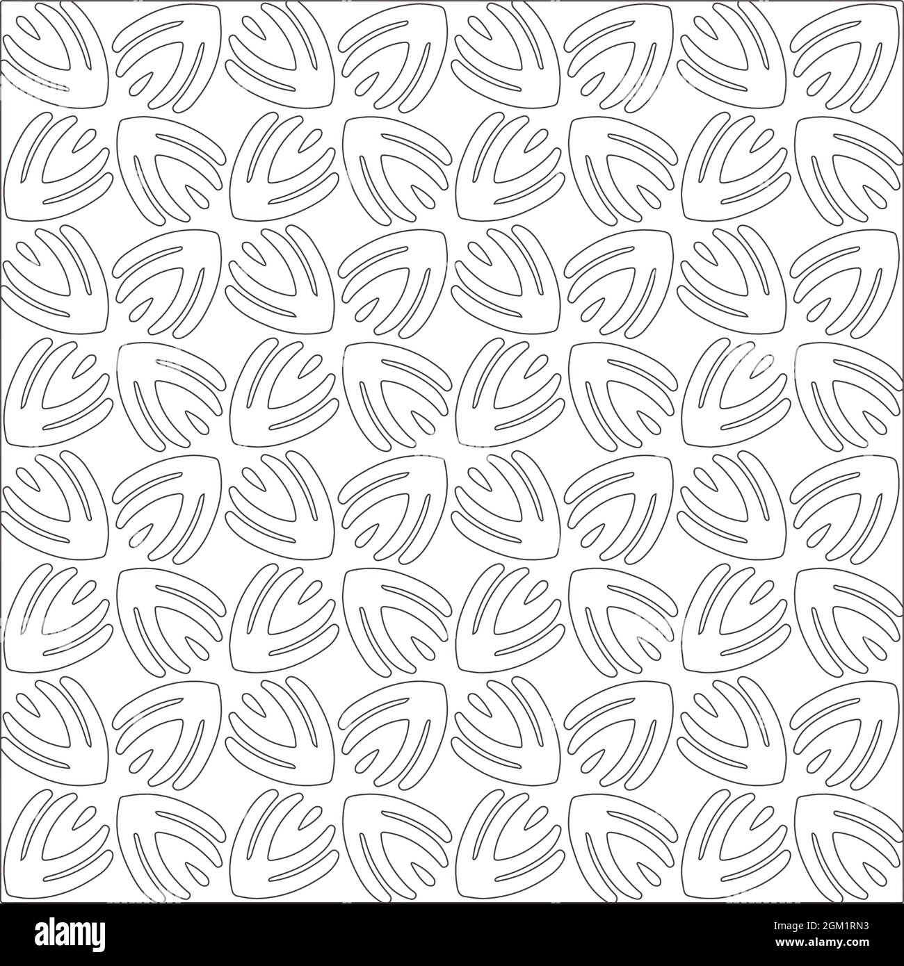 Vector pattern with symmetrical elements . Repeating geometric tiles ...