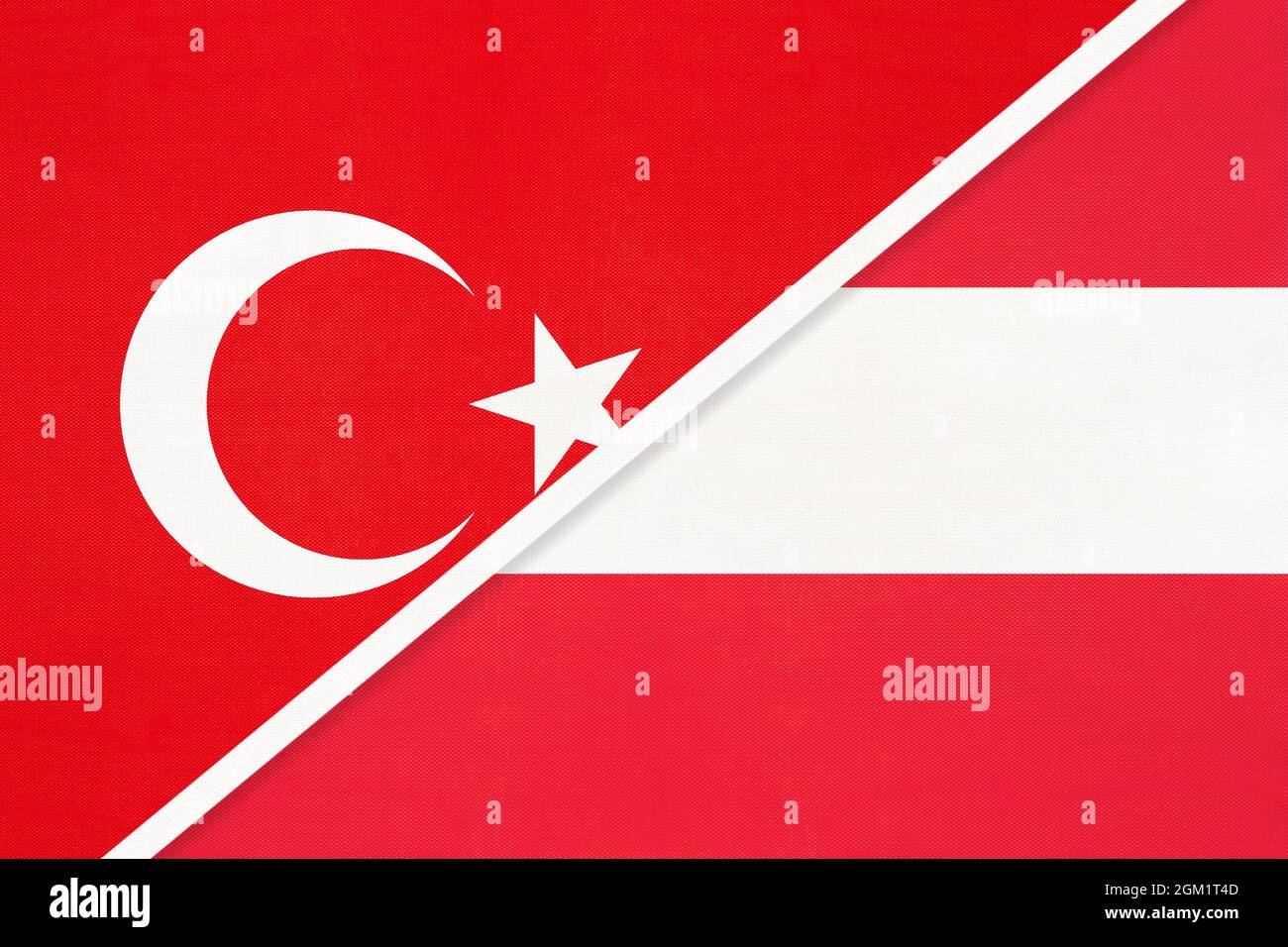 Austria vs turkey flags hi-res stock photography and images - Alamy