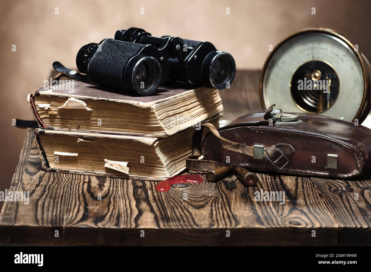 still life in retro style with antiques Stock Photo - Alamy