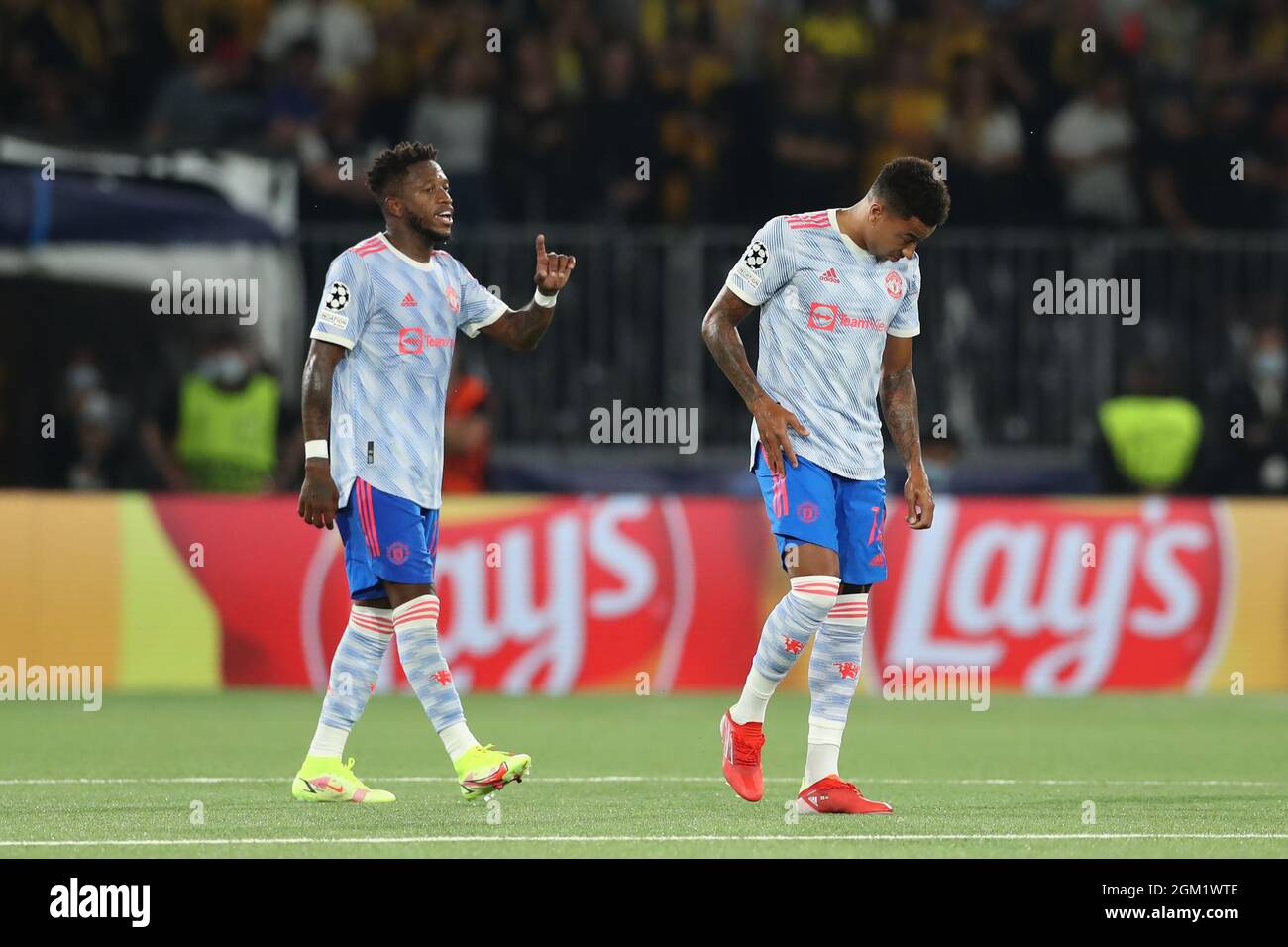 Berne, Switzerland, 14th September 2021. Fred and Jesse Lingard of ...