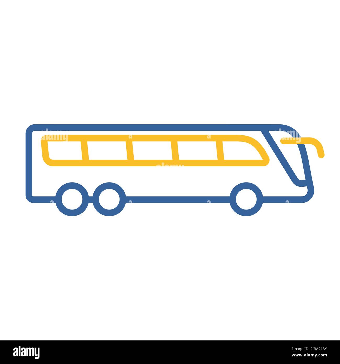 Travel bus flat vector icon. Graph symbol for travel and tourism web ...