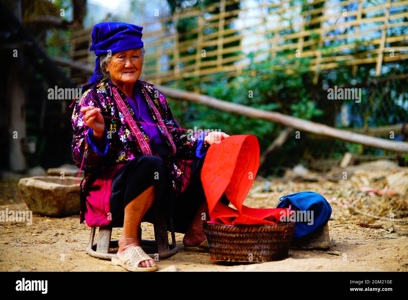 Tua Chua landscape in Dien Bien province northern Vietnam Stock Photo ...