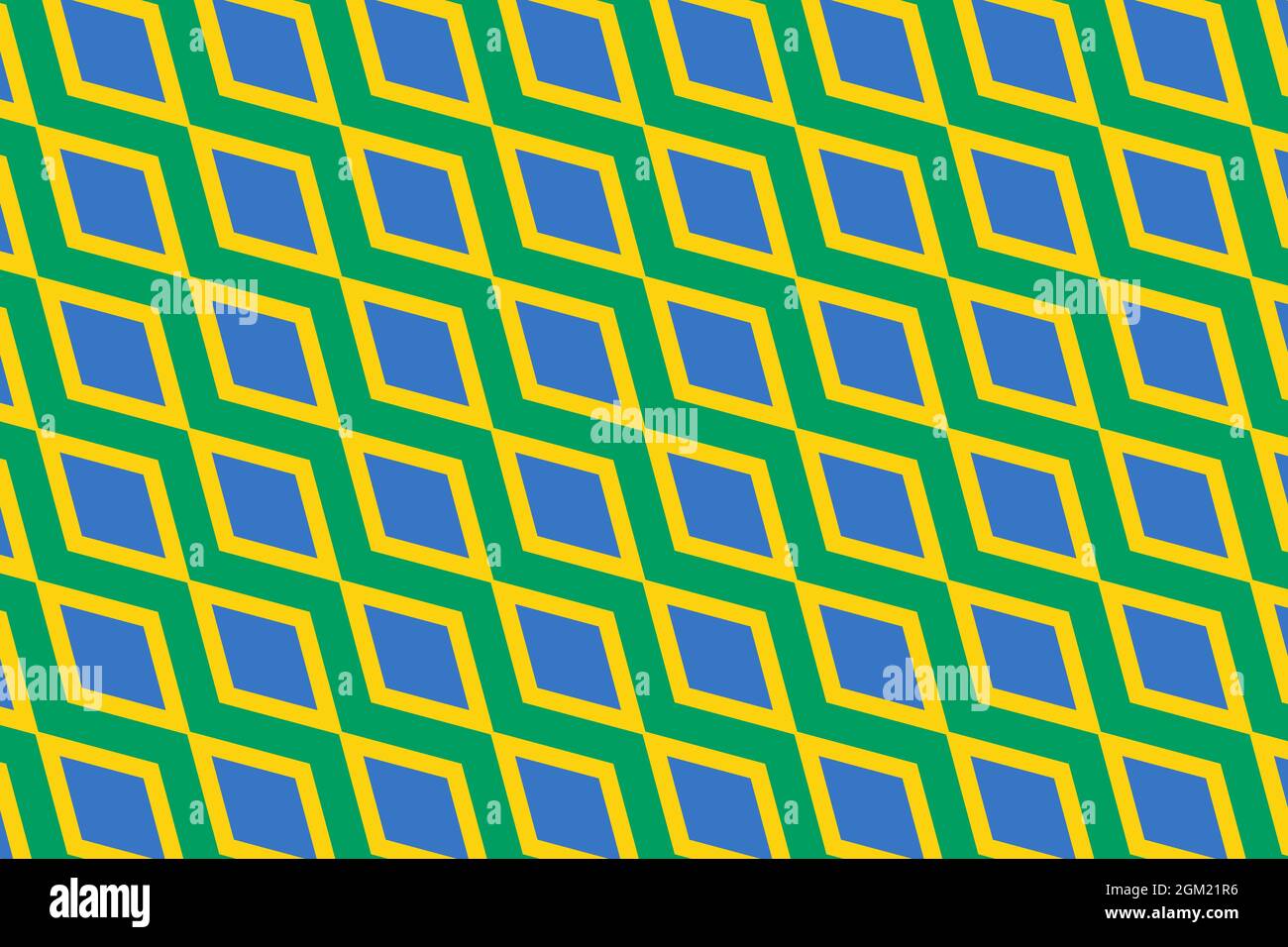 Simple geometric pattern in the colors of the national flag of Gabon ...