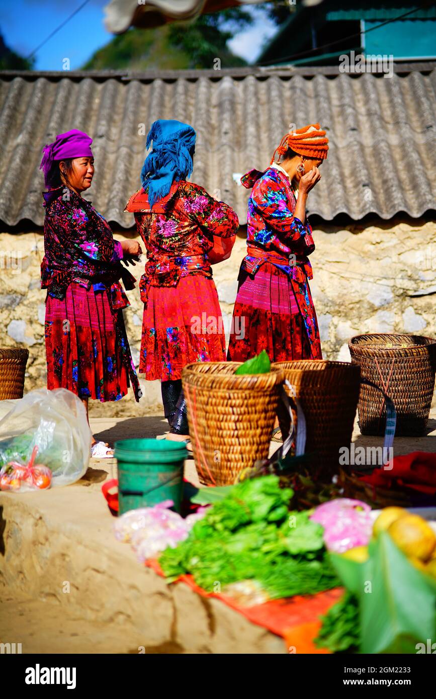 Tua Chua landscape in Dien Bien province northern Vietnam Stock Photo ...
