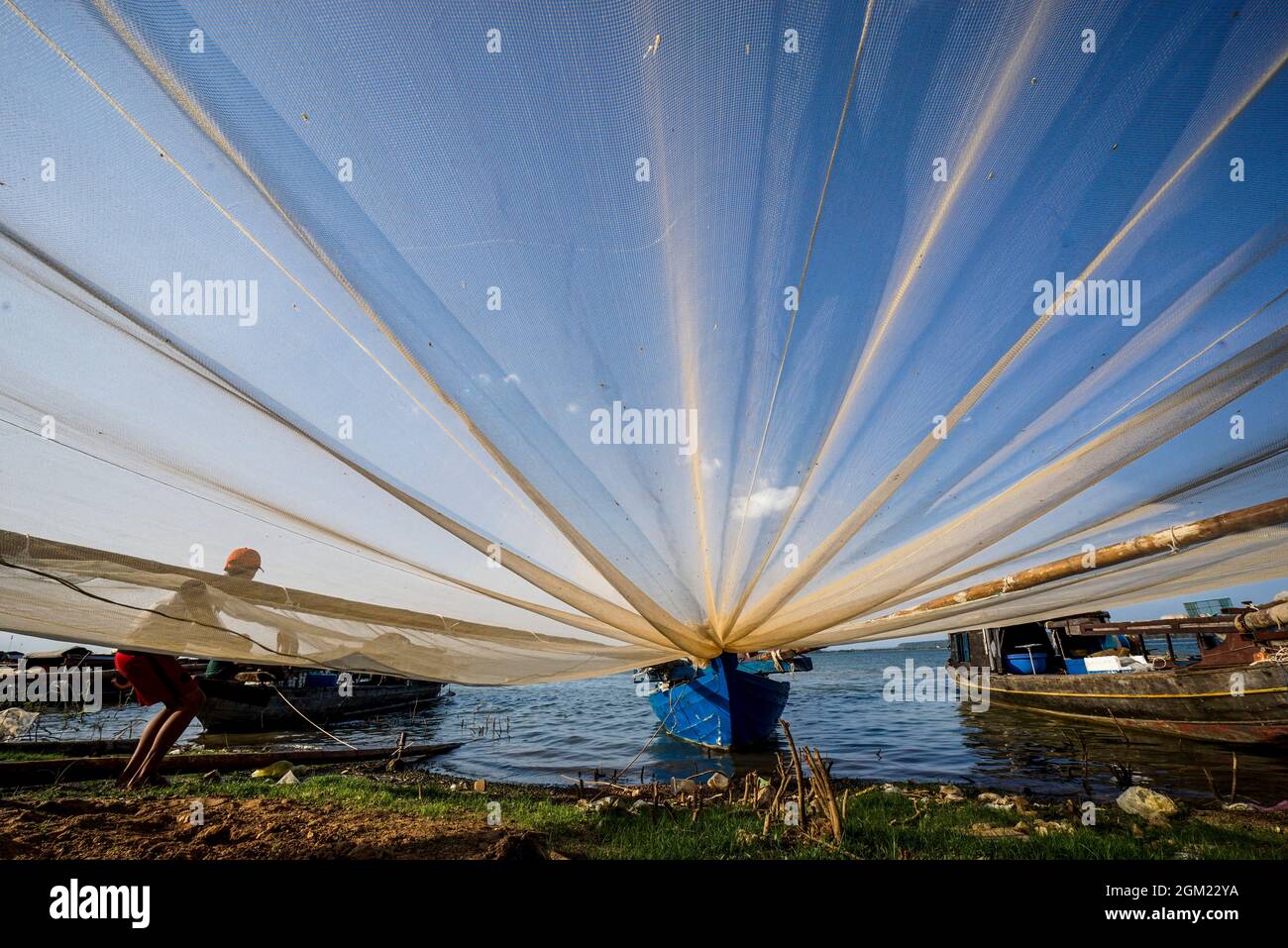 Nice Ben Nom fishing village in Dong Nai province southern Vietnam ...