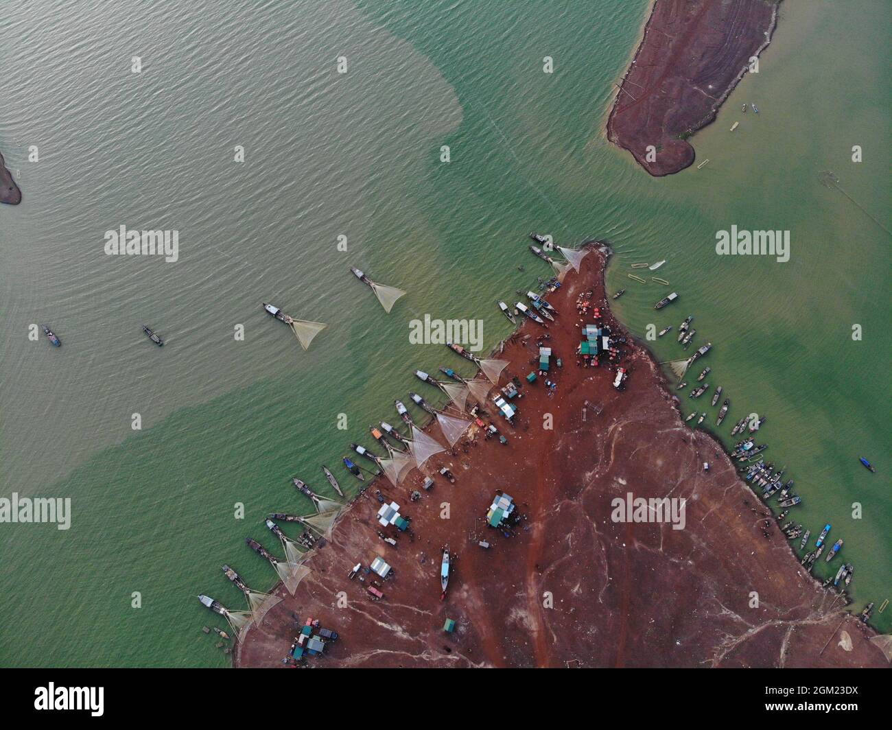 Nice Ben Nom fishing village in Dong Nai province southern Vietnam ...