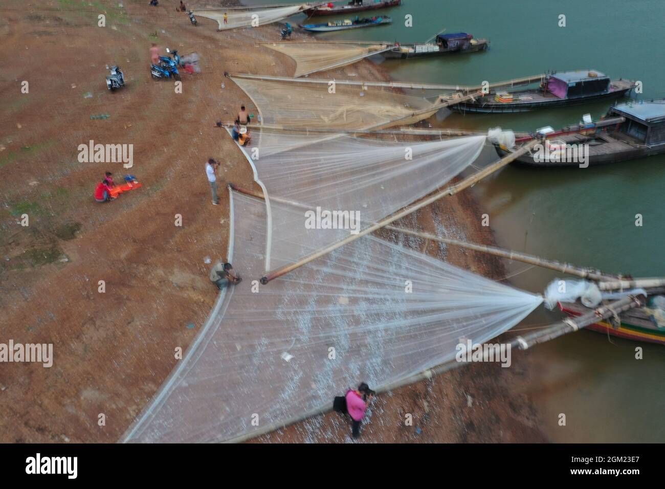 Nice Ben Nom fishing village in Dong Nai province southern Vietnam ...