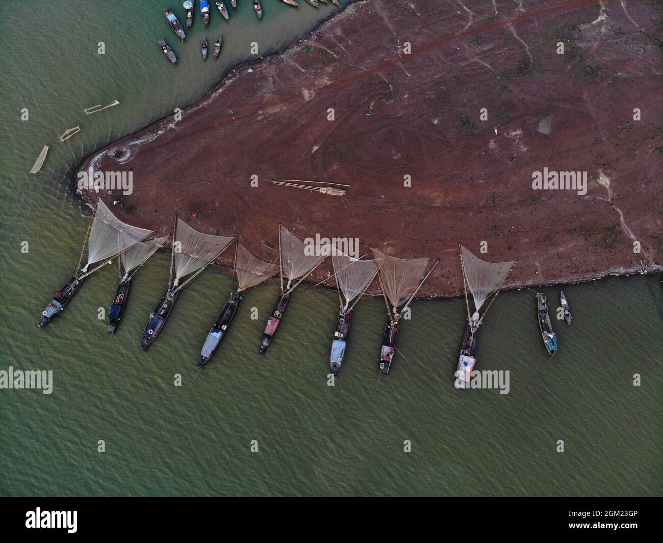 Nice Ben Nom fishing village in Dong Nai province southern Vietnam ...