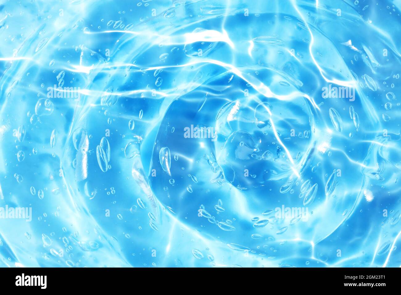 blue water wave abstract or pure natural bubble texture, hand soap ...