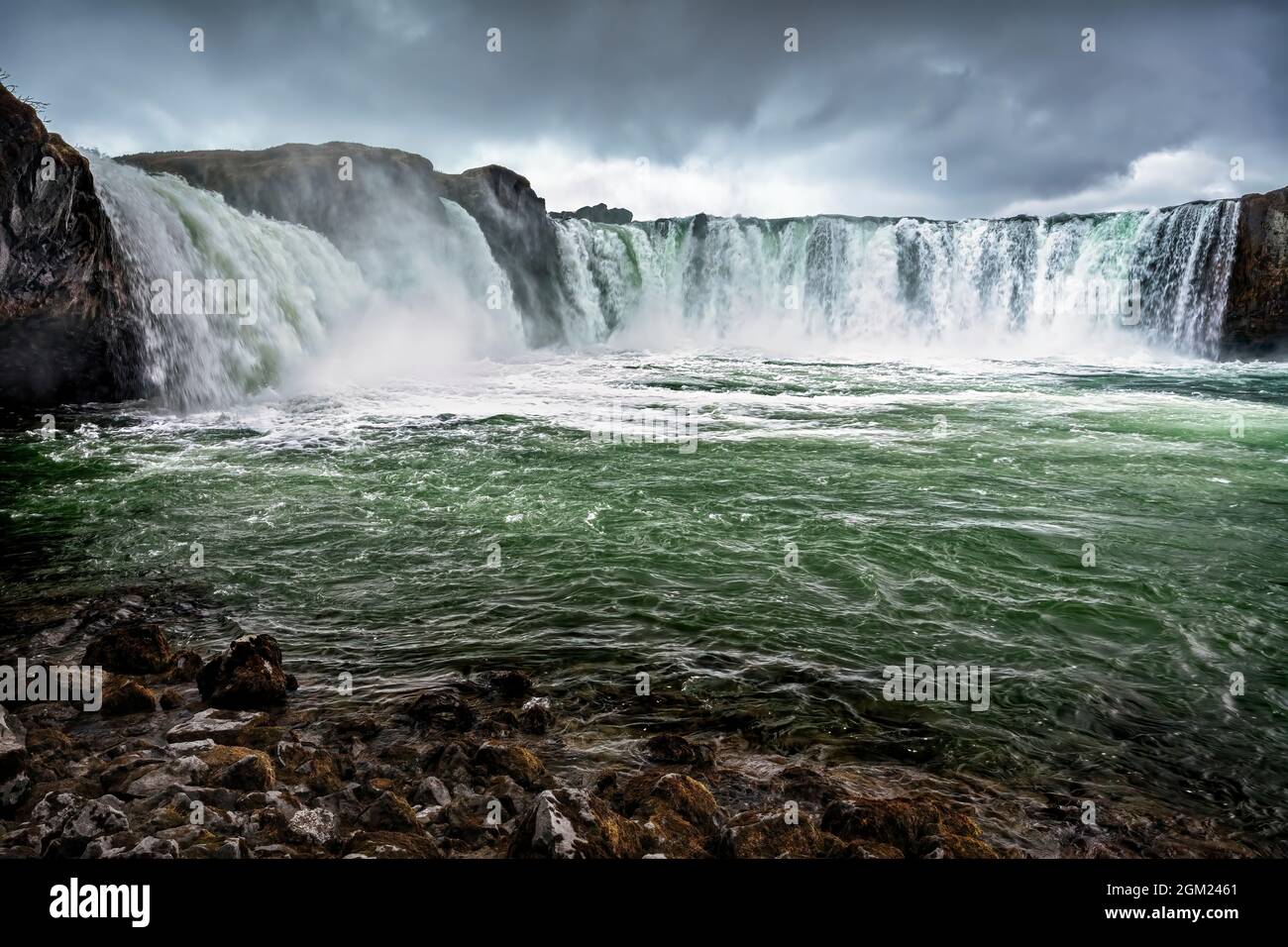 Godafoss waterfall in northern Iceland Stock Photo - Alamy