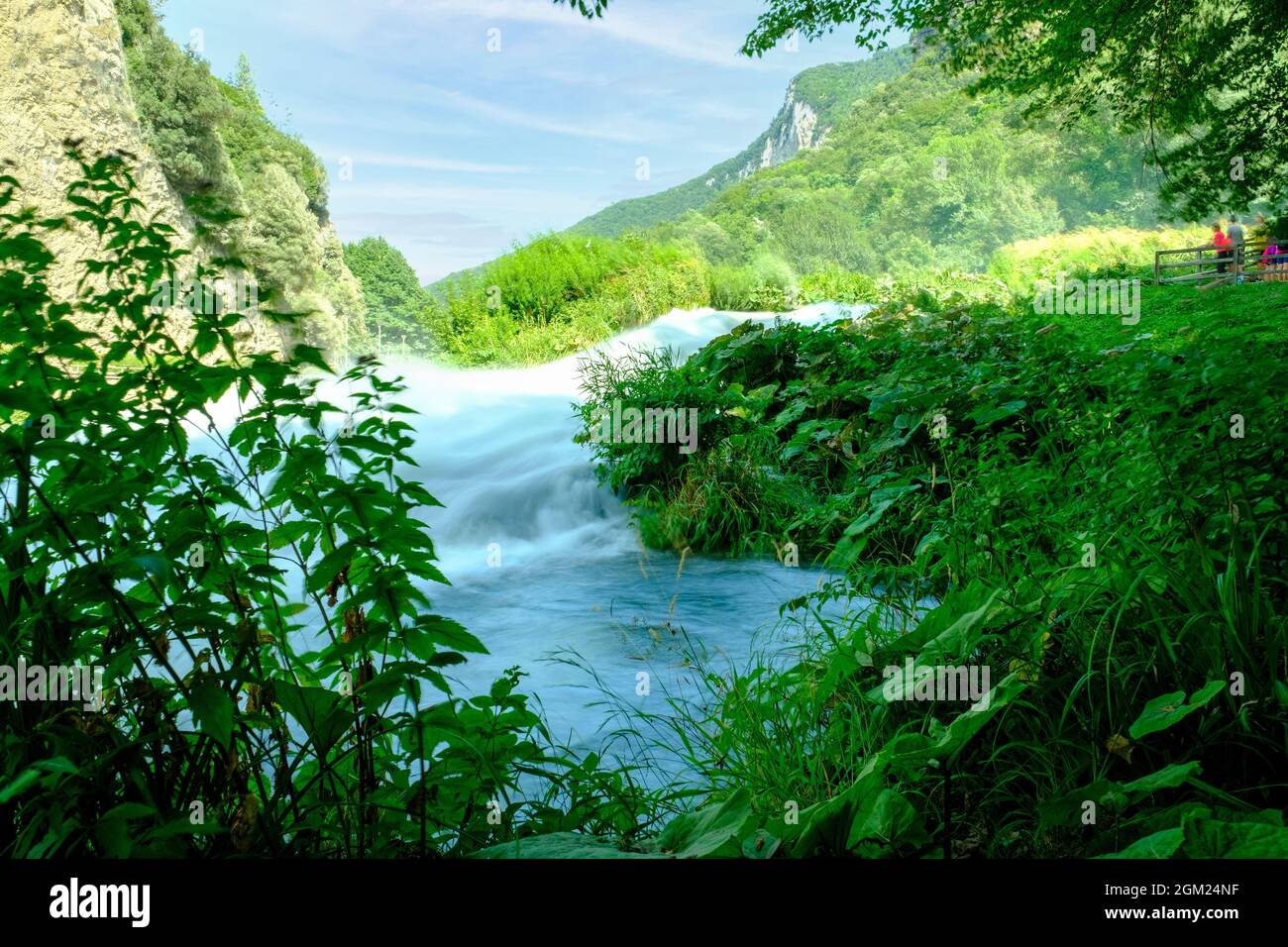 Marmore Falls Park, Terni, Umbria, Italy Stock Photo - Alamy