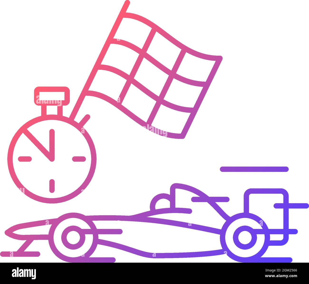Formula racing gradient linear vector icon Stock Vector Image & Art - Alamy