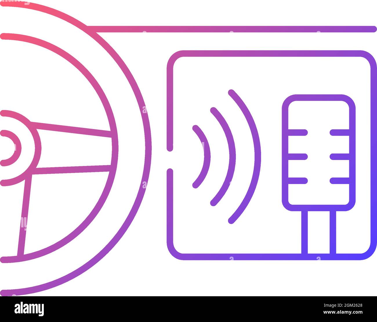 Car voice assistant Cut Out Stock Images & Pictures - Alamy