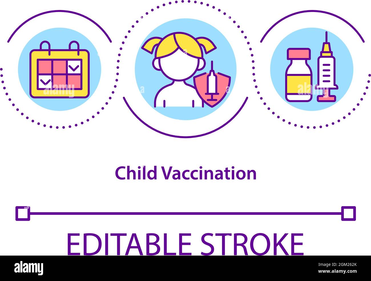 Immunity child concept Stock Vector Images - Alamy