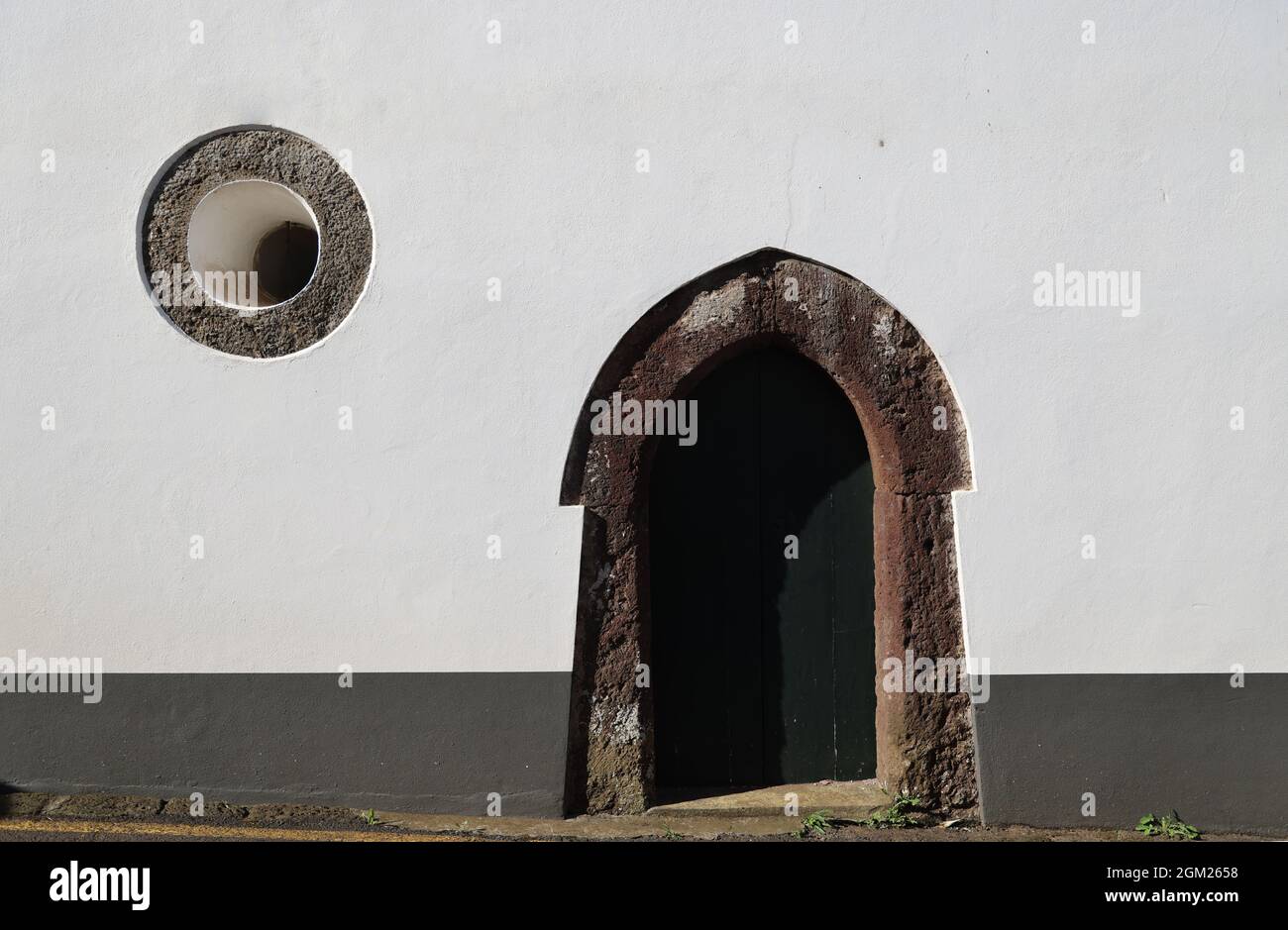 Door of ancient dwelling, Graciosa island, Azores Stock Photo - Alamy