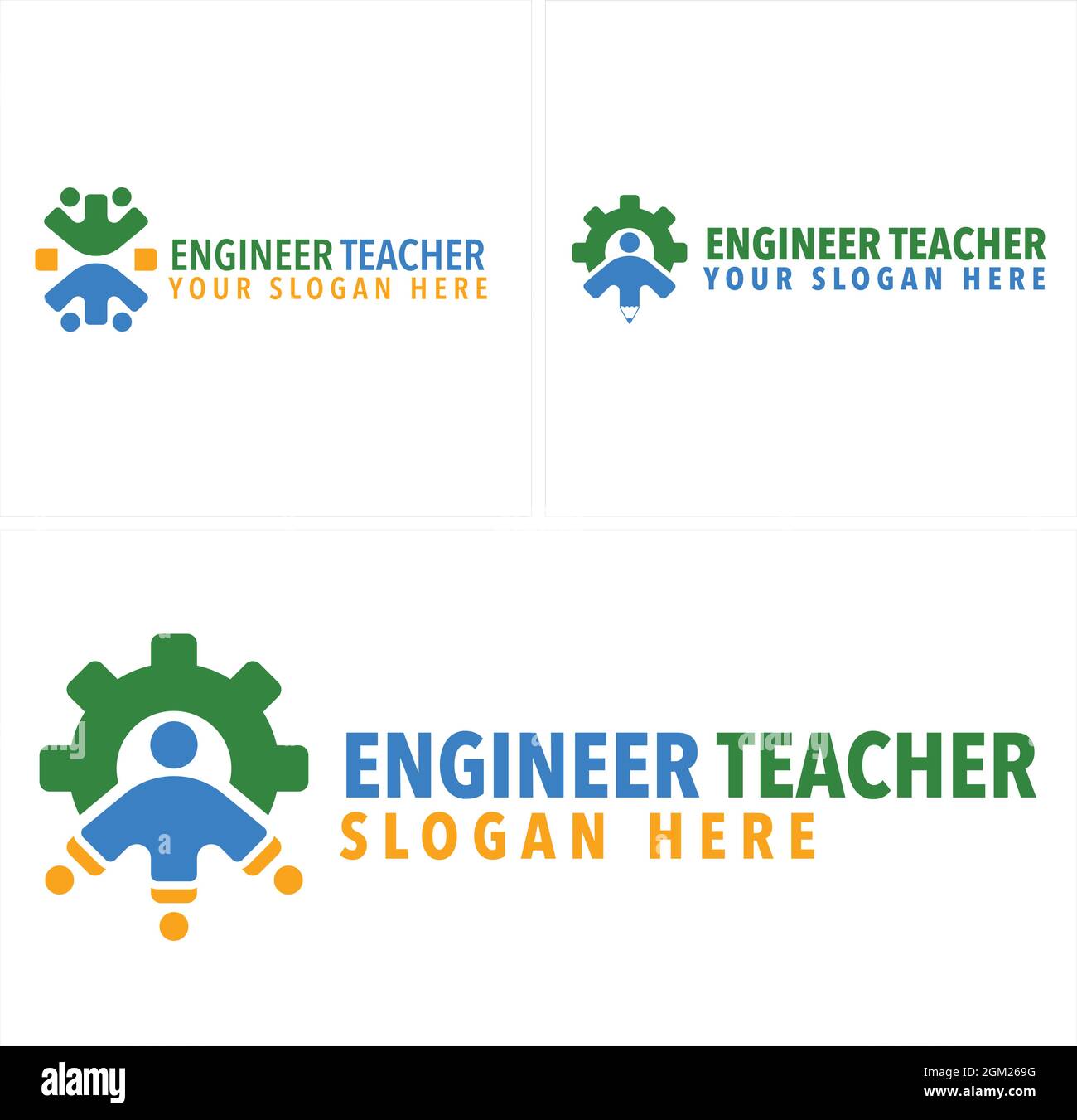 Education engineer private teacher icon logo design Stock Vector Image ...