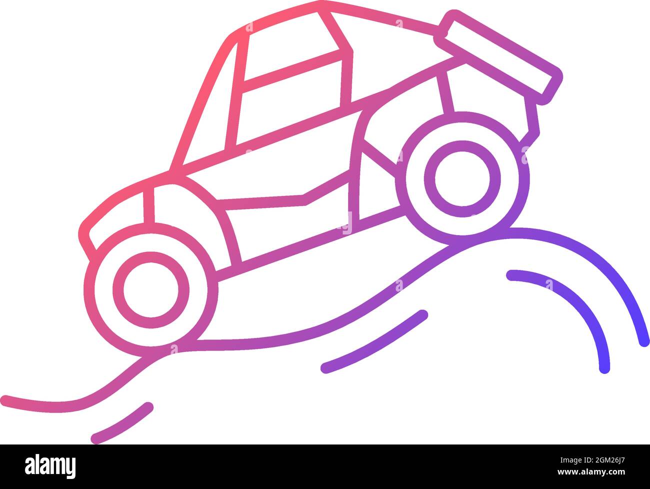 Off road racing gradient linear vector icon Stock Vector Image & Art ...