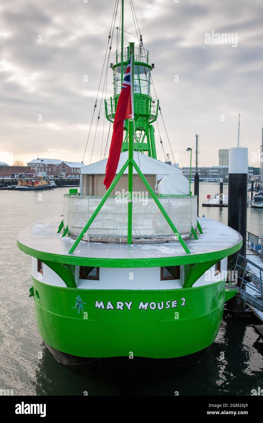 Mary Mouse 2. Trinity's Lightship restaurant at Haslar Marina, Haslar ...