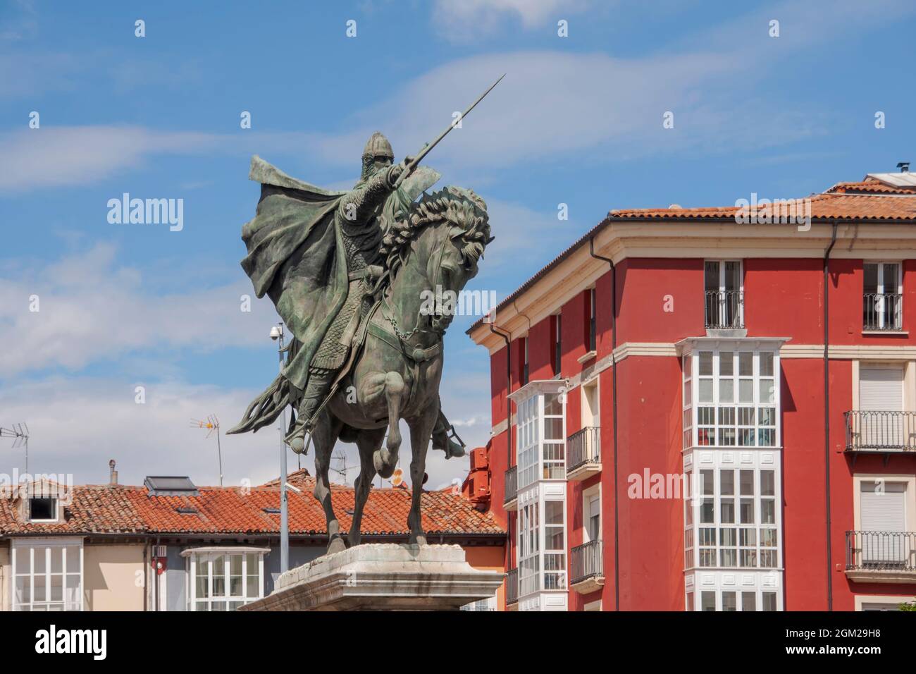 statue of El Cid campeador in the city of burgos, Spain Stock Photo - Alamy