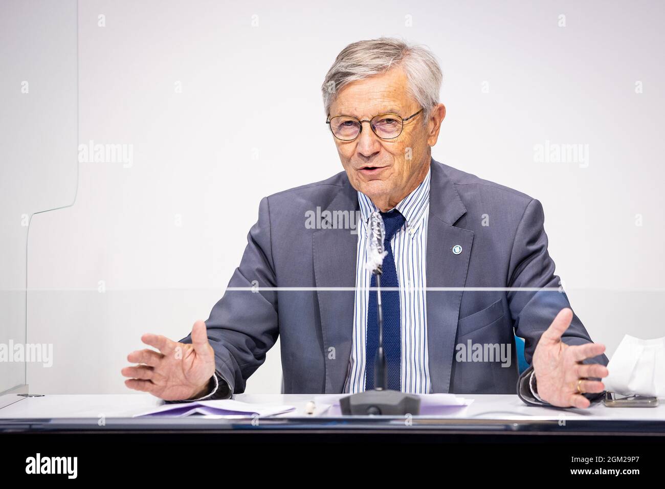 Hanover, Germany. 16th Sep, 2021. Gerhard Greif, President of the ...