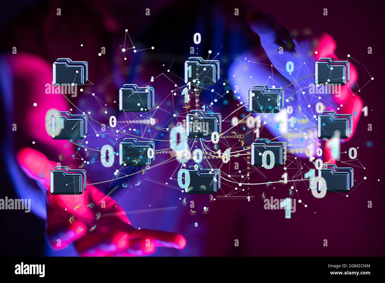 3D rendering of data Internet infrastructure concept Stock Photo - Alamy