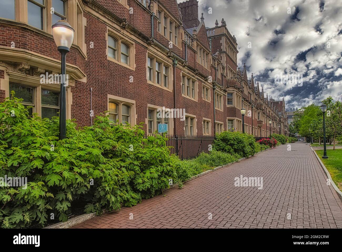 Quadrangle Dormitories University of Pennsylvania - View to the entire ...
