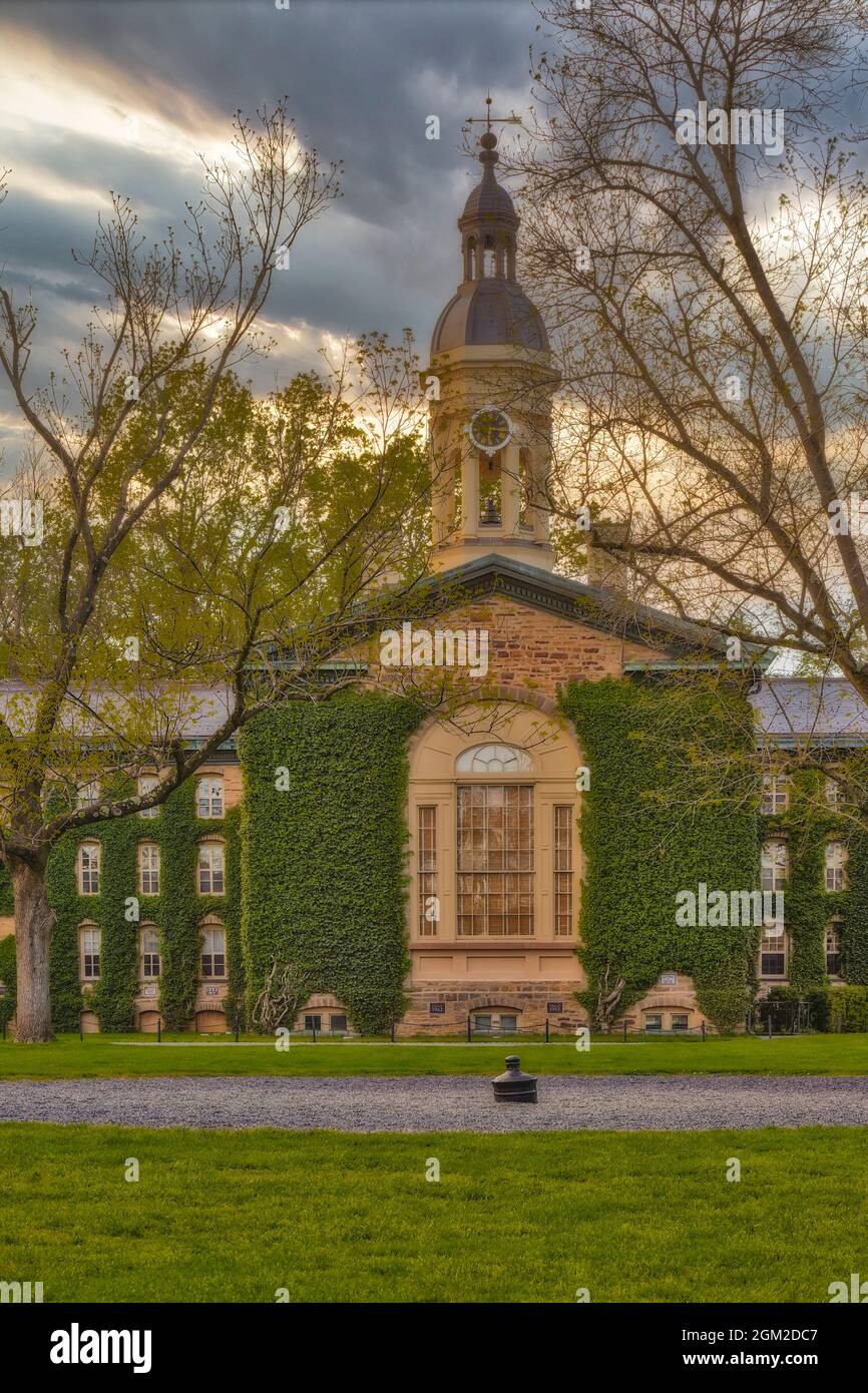 Nassau Hall Princeton University V - Exterior view of Old Nassau ...