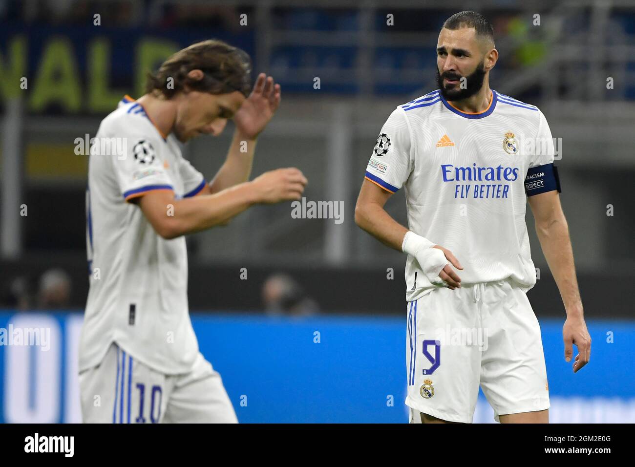 Karim benzema luka modric hi-res stock photography and images - Alamy
