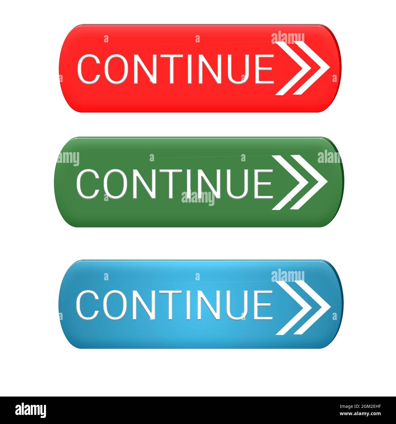 Continue button hi-res stock photography and images - Alamy