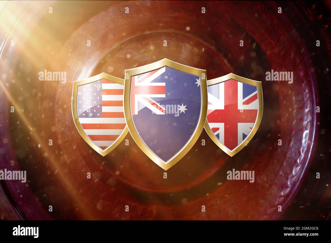 Aukus flag hi-res stock photography and images - Alamy