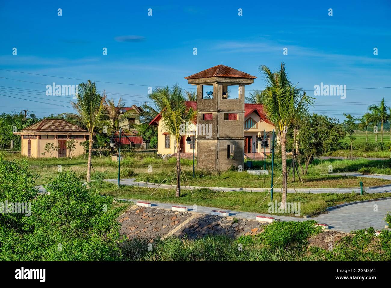 The famous 17th parallel historical site during the Vietnam war, Quang ...