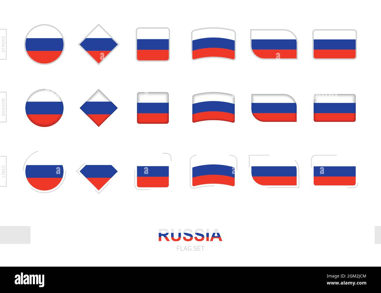 Russian tricolour Stock Vector Images - Alamy