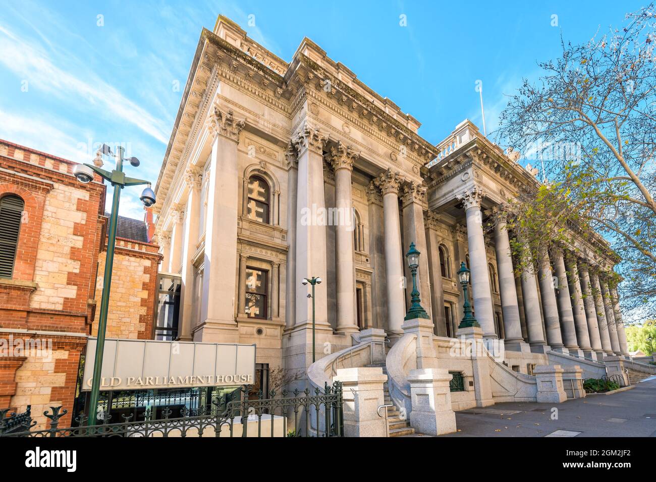 Old Parliament House building in Adelaide city viewed from the North ...