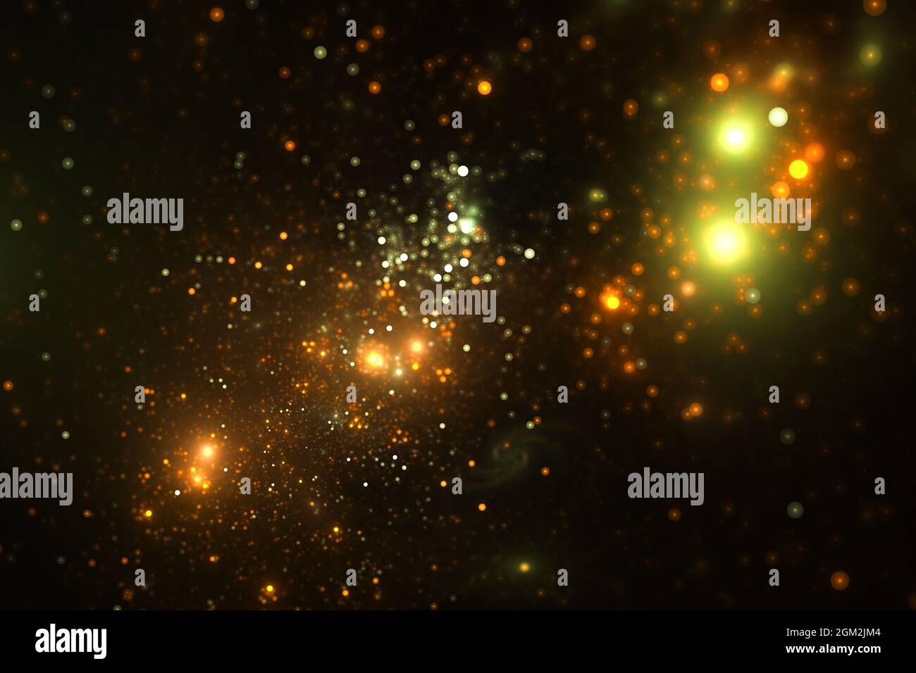 Beautiful space background with glowing stars in the darkness Stock ...