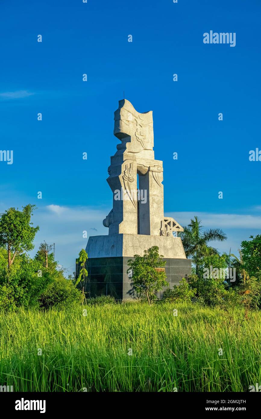 The famous 17th parallel historical site during the Vietnam war, Quang ...