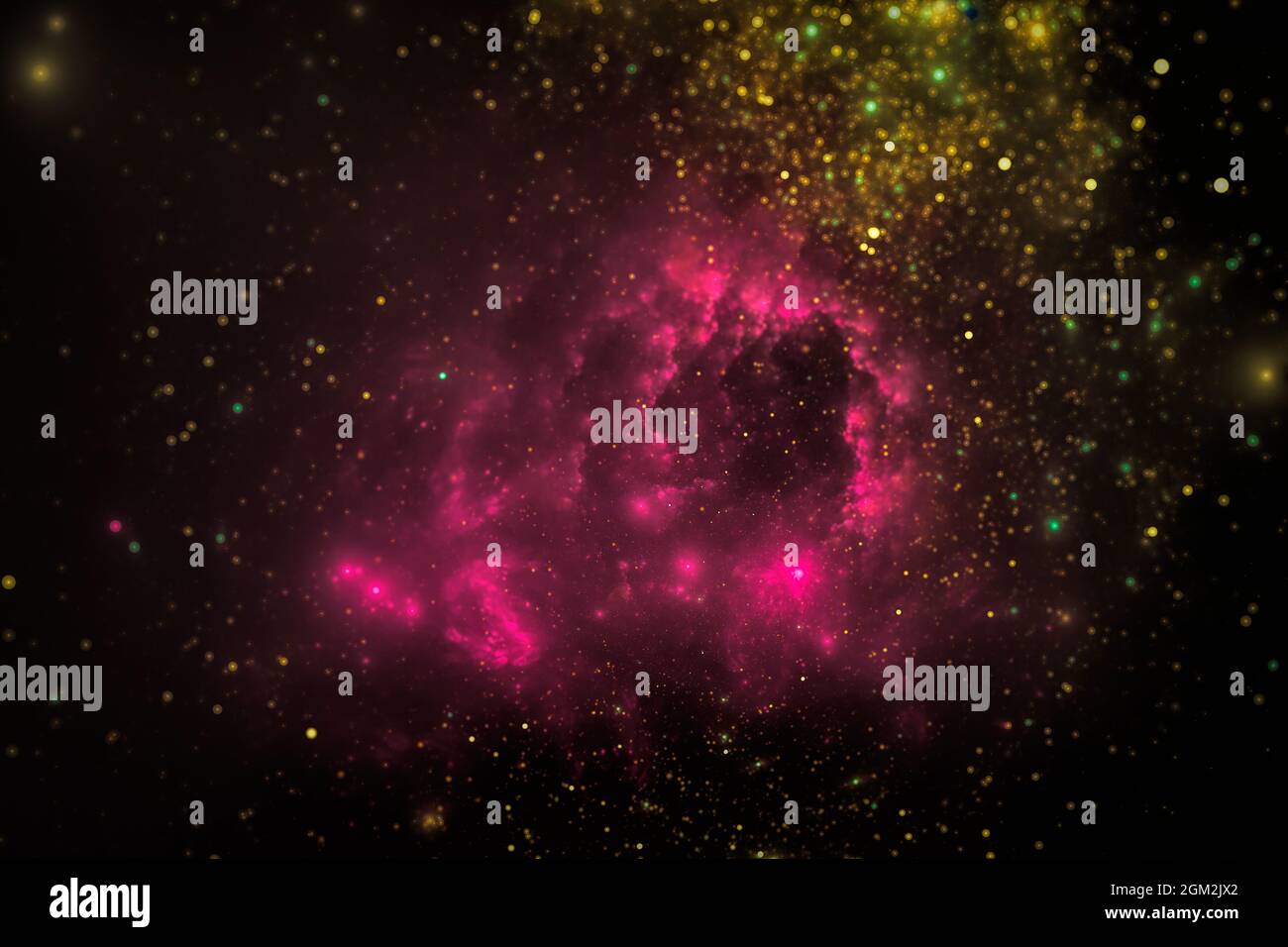 Beautiful space background with glowing stars in the darkness Stock ...