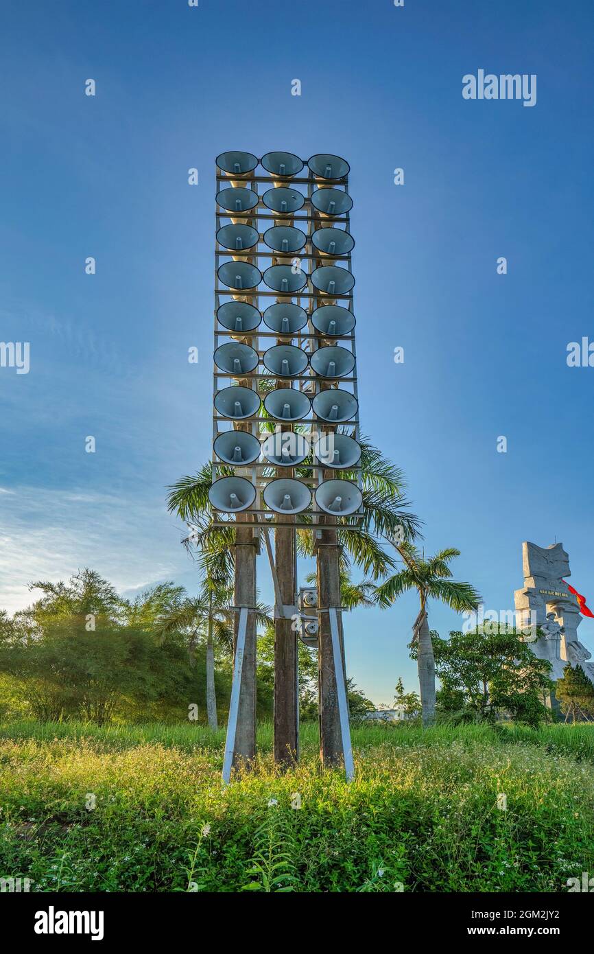 The famous 17th parallel historical site during the Vietnam war, Quang ...