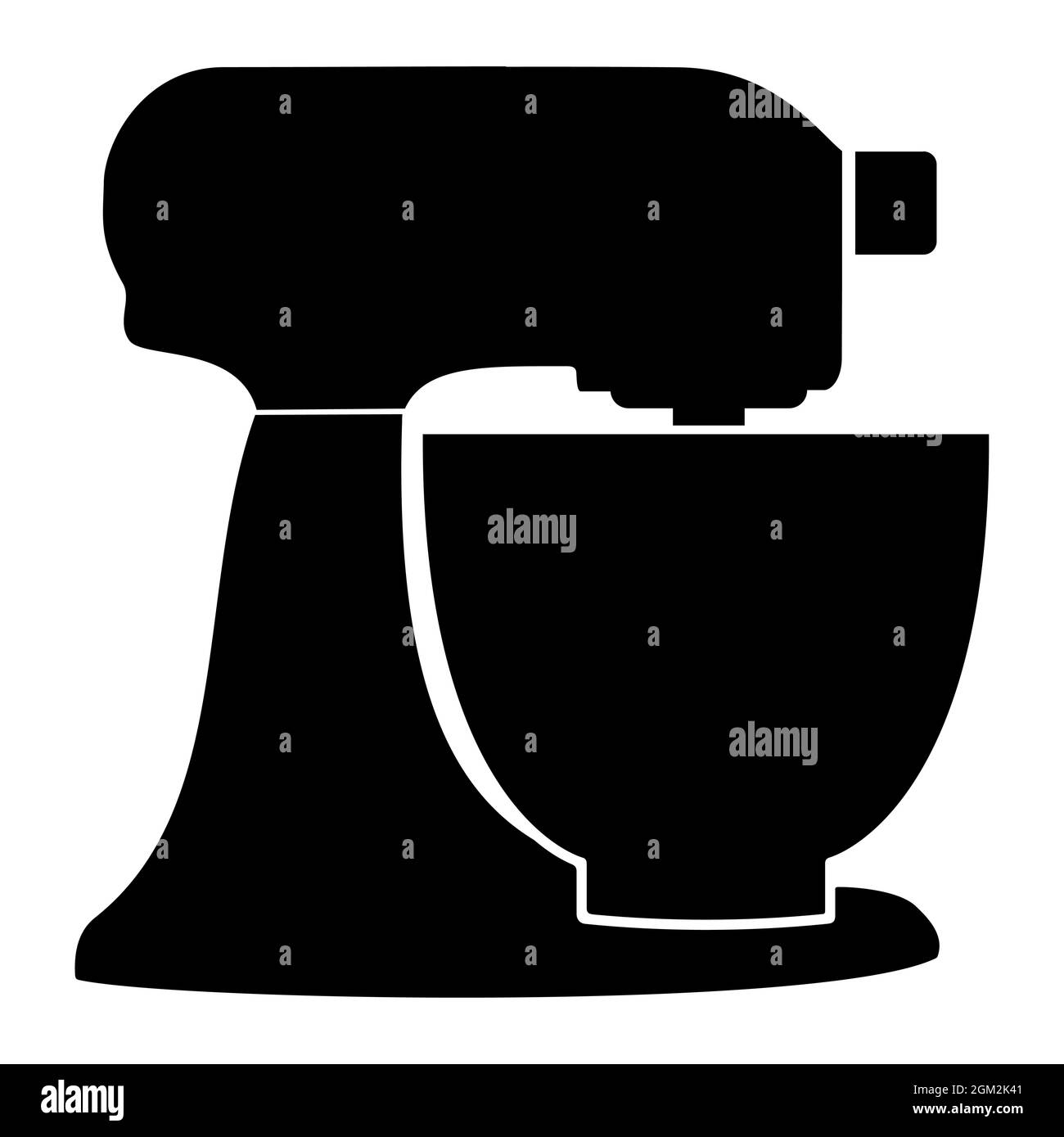 Simple editable black vector mixer, planetary, blender, icon isolated ...