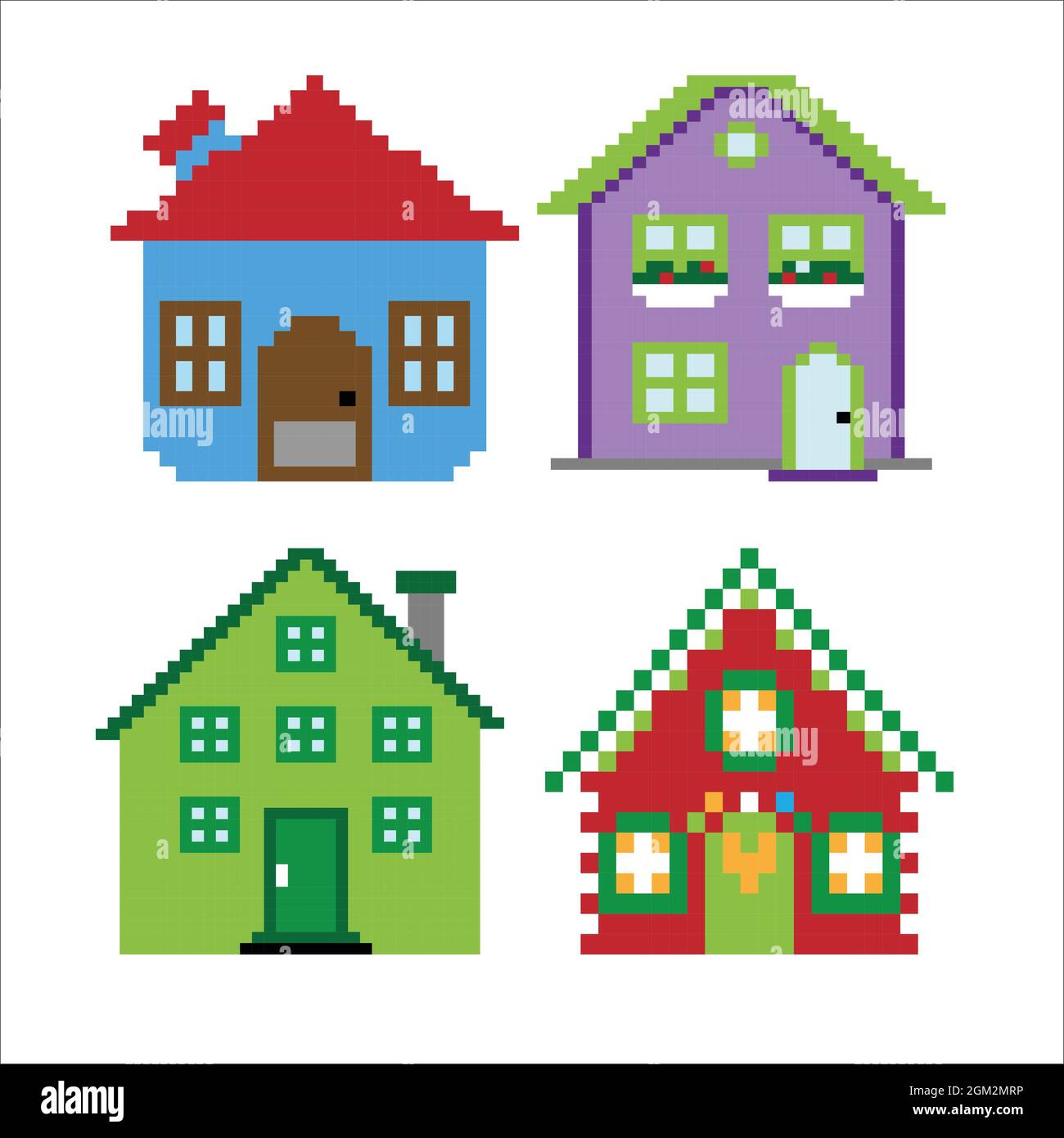 House Pixel Art High Resolution Stock Photography and Images - Alamy